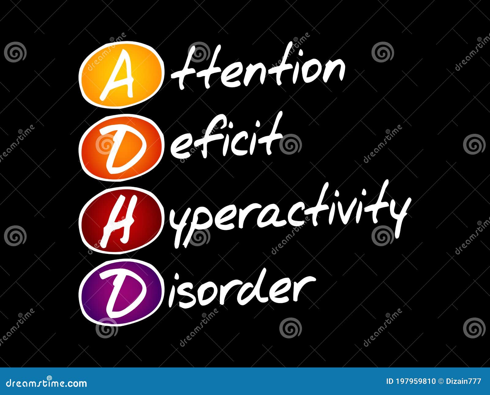 Attention Deficit Disorder Symbol