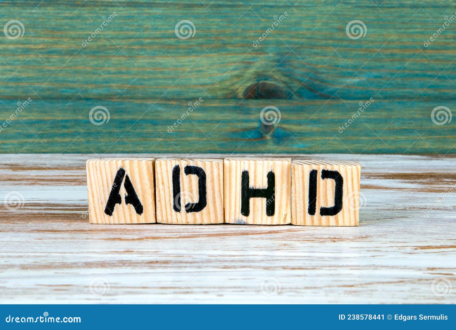 ADHD Attention Deficit Hyperactivity Disorder Sign Royalty-Free Stock ...