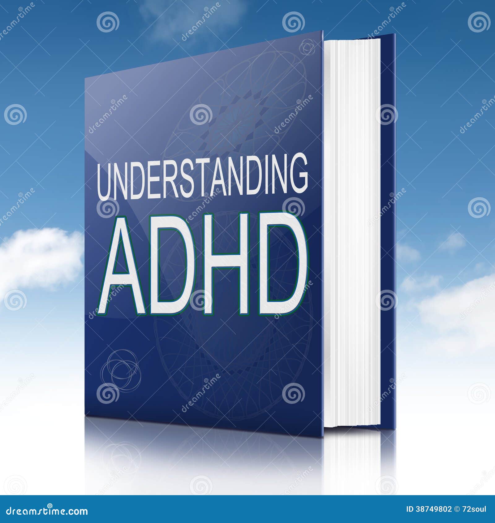 ADHD concept. stock illustration. Illustration of attention - 38749802