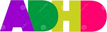 ADHD LOGO stock vector. Illustration of hyperactivity - 89372572