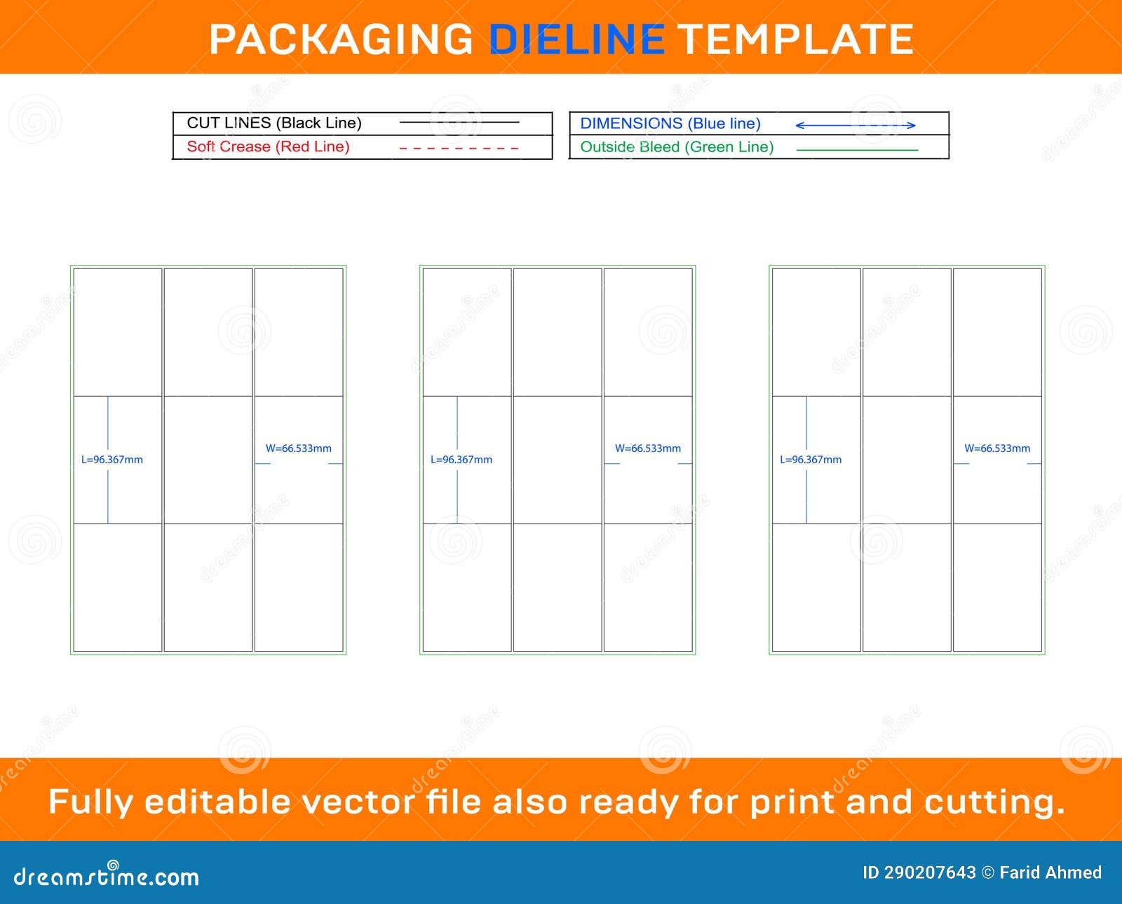 9 Adhesive Address Labels Die Line Template 96.367 X 66 Stock ...