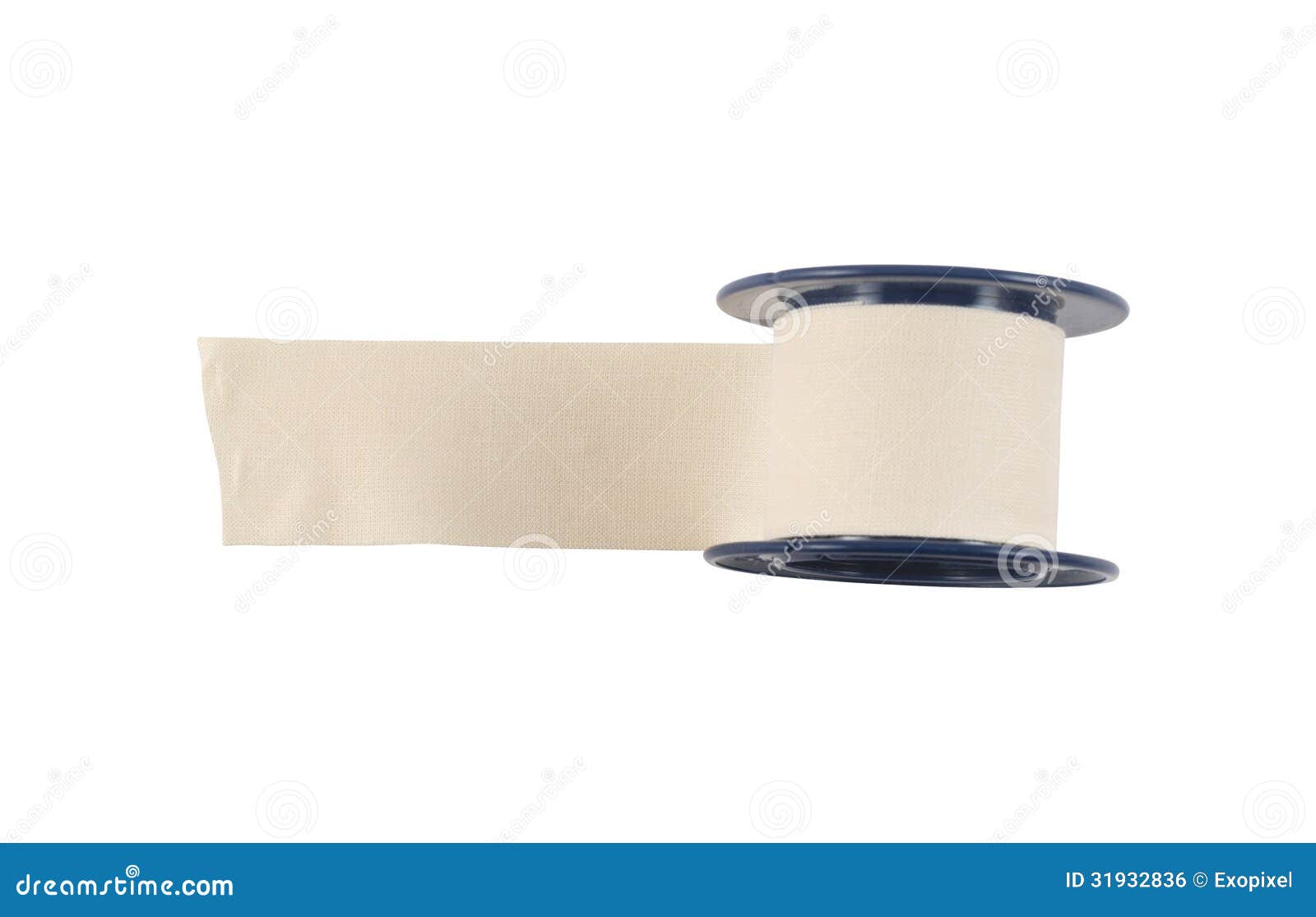 Adhesive Bandage Sticking Plaster Isolated Stock Photo - Image of close ...