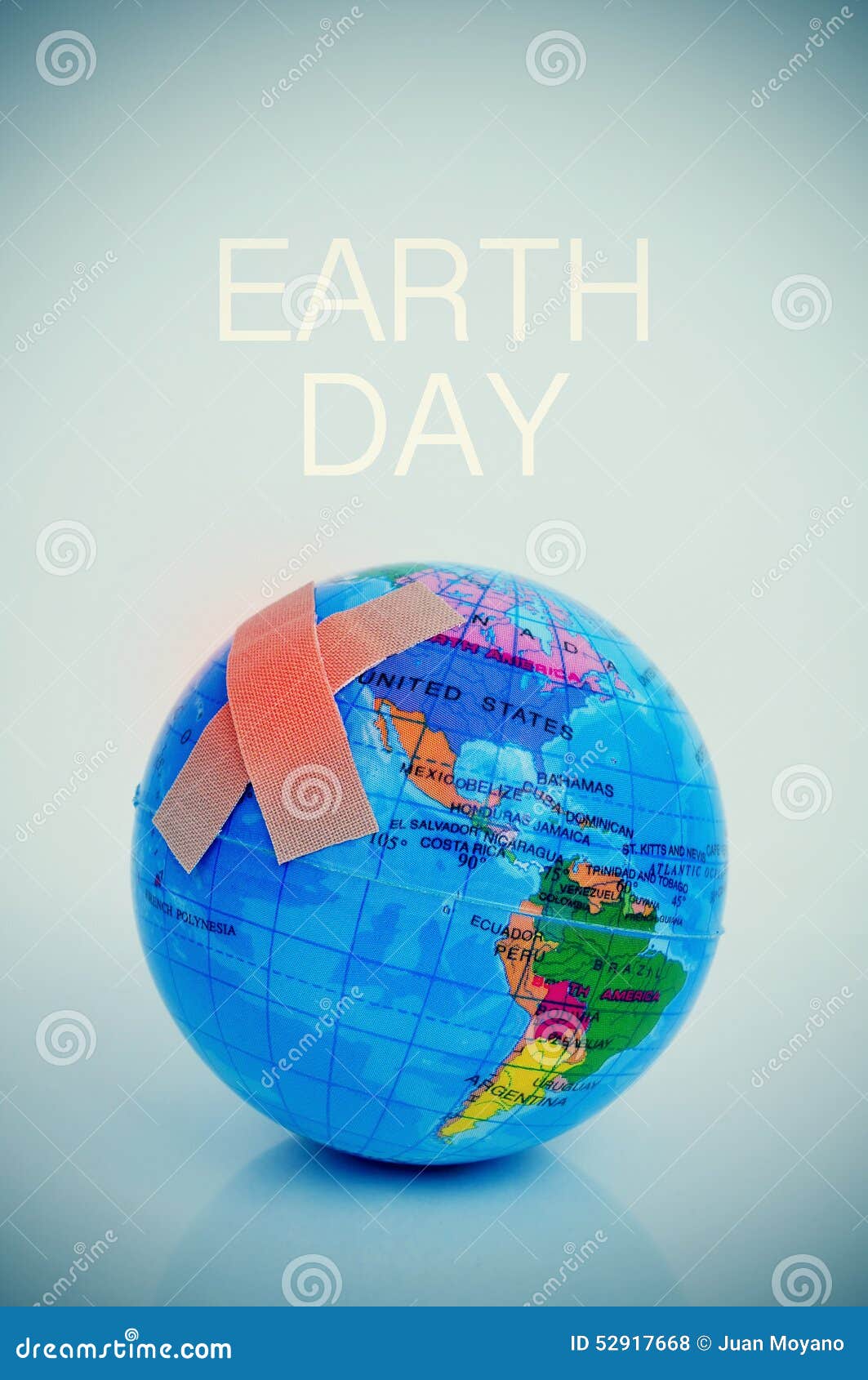 Earth With Adhesive Plaster Royalty-Free Stock Image | CartoonDealer ...