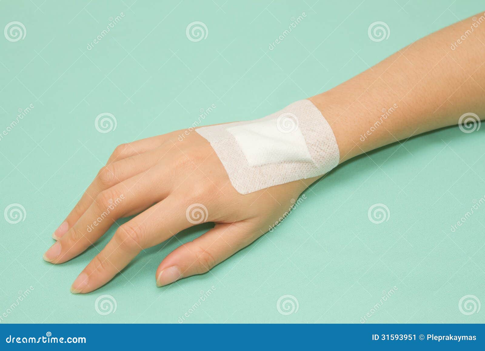 Adhesive Healing plaster stock image. Image of accident - 31593951