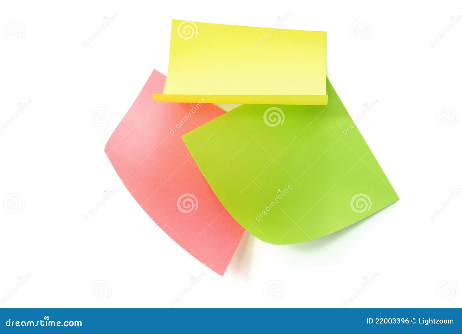 Adhesive Note Papers stock photo. Image of color, still - 22003396