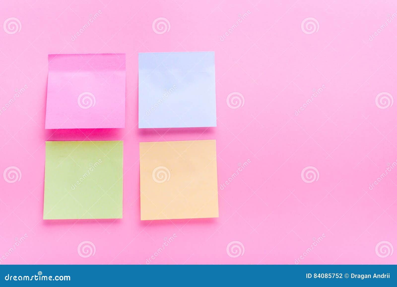 Adhesive note post color stock photo. Image of notepaper - 84085752