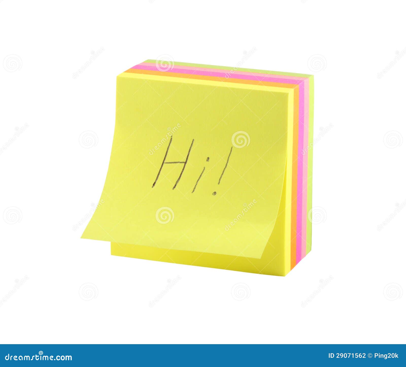 Adhesive notes stock photo. Image of sticky, reminder - 29071562