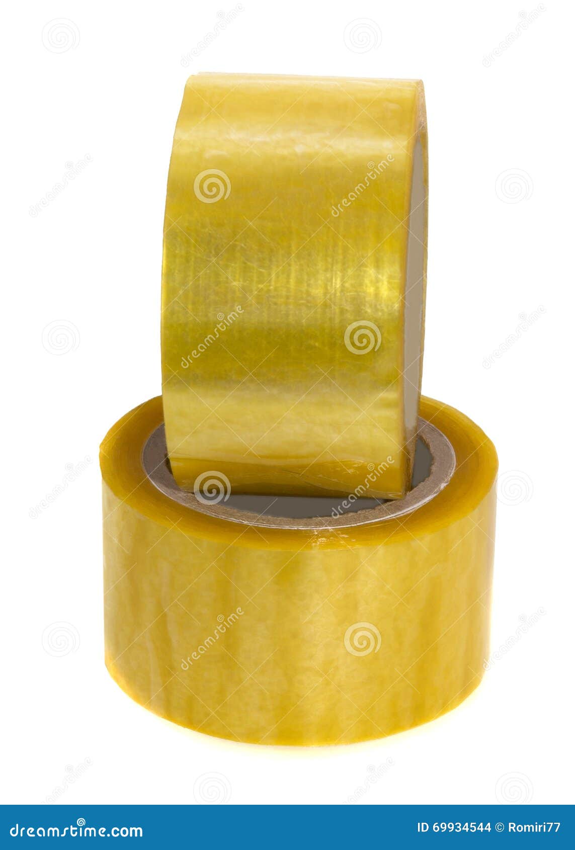 Adhesive packing tape. stock photo. Image of circle, clear - 69934544
