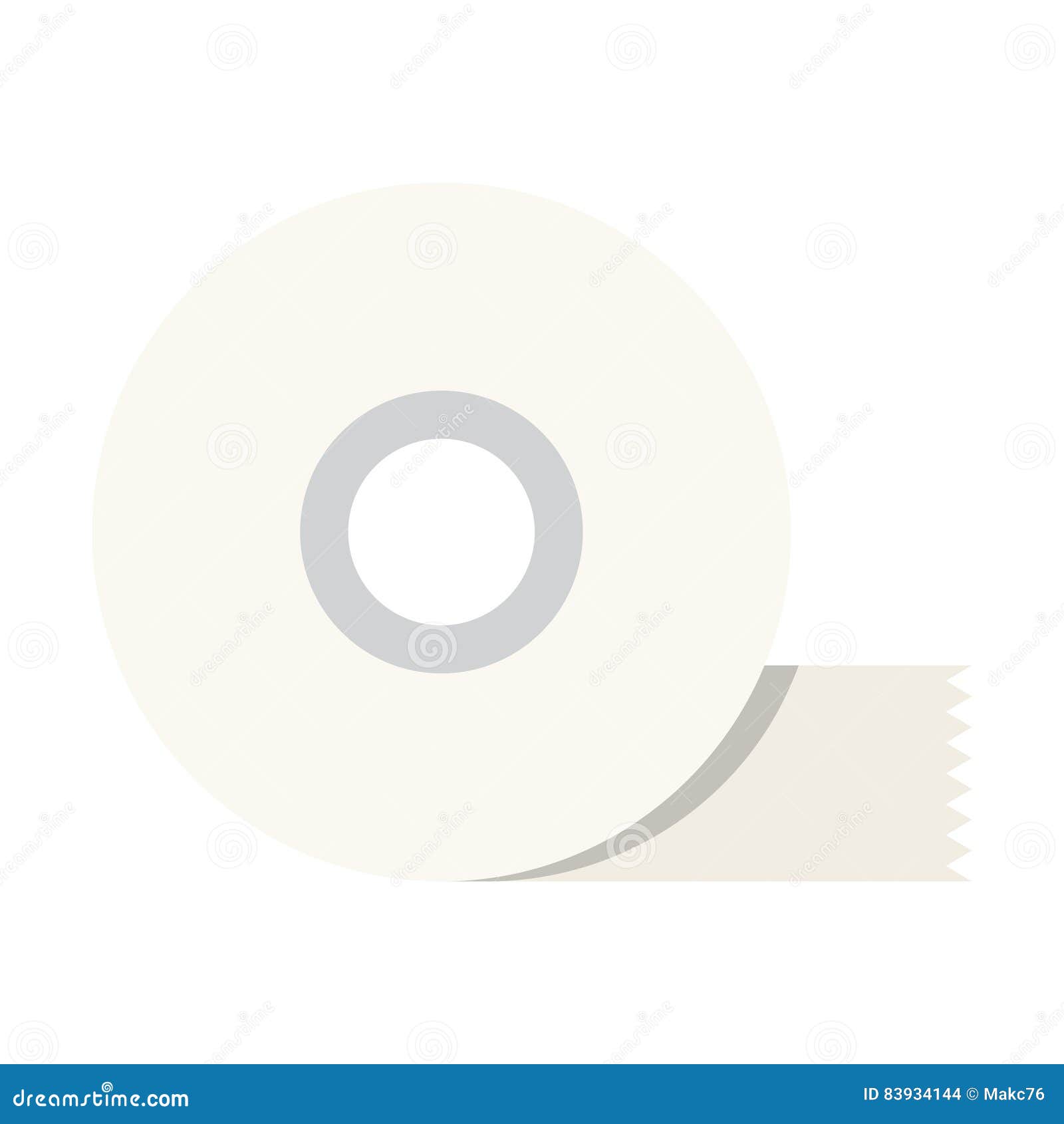 Adhesive tape flat icon stock vector. Illustration of sticky - 83934144