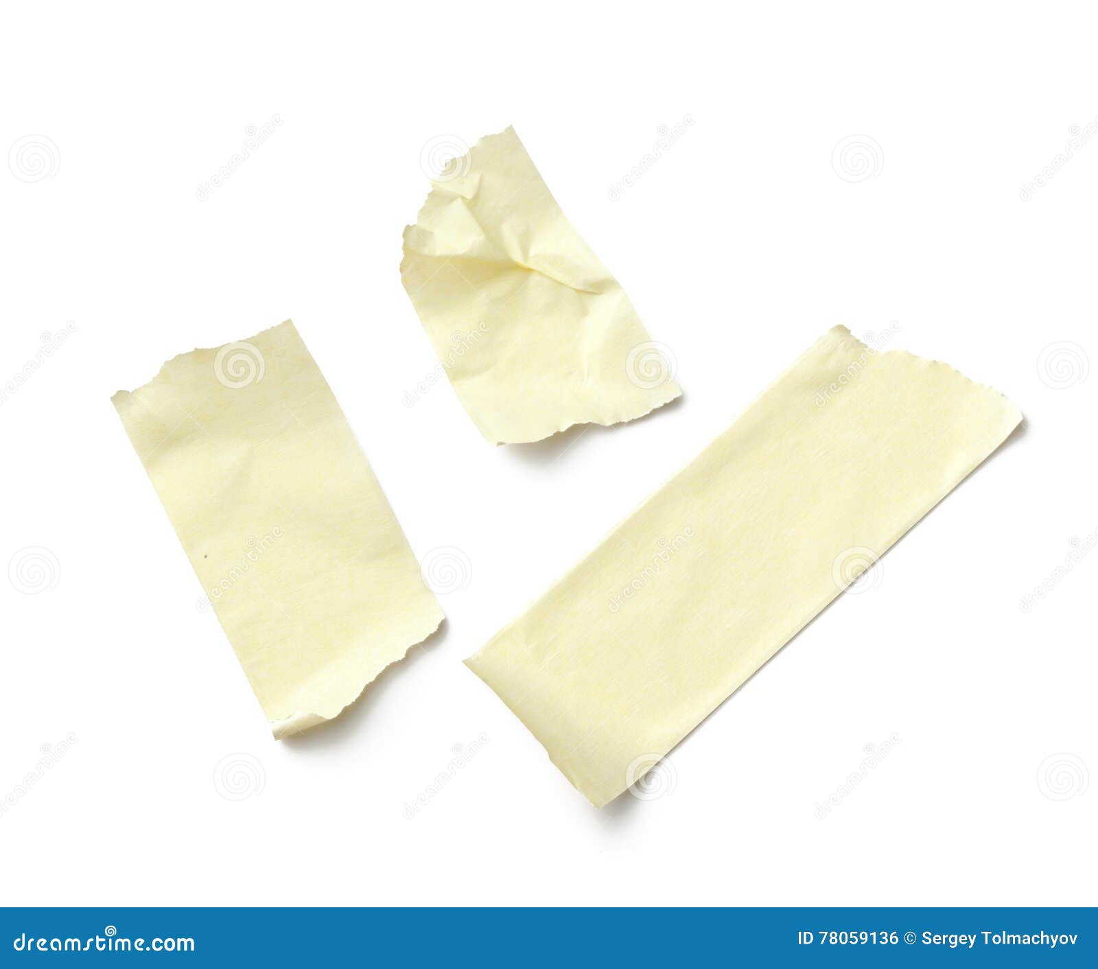 Adhesive Tape Pieces Stock Photo | CartoonDealer.com #78059136
