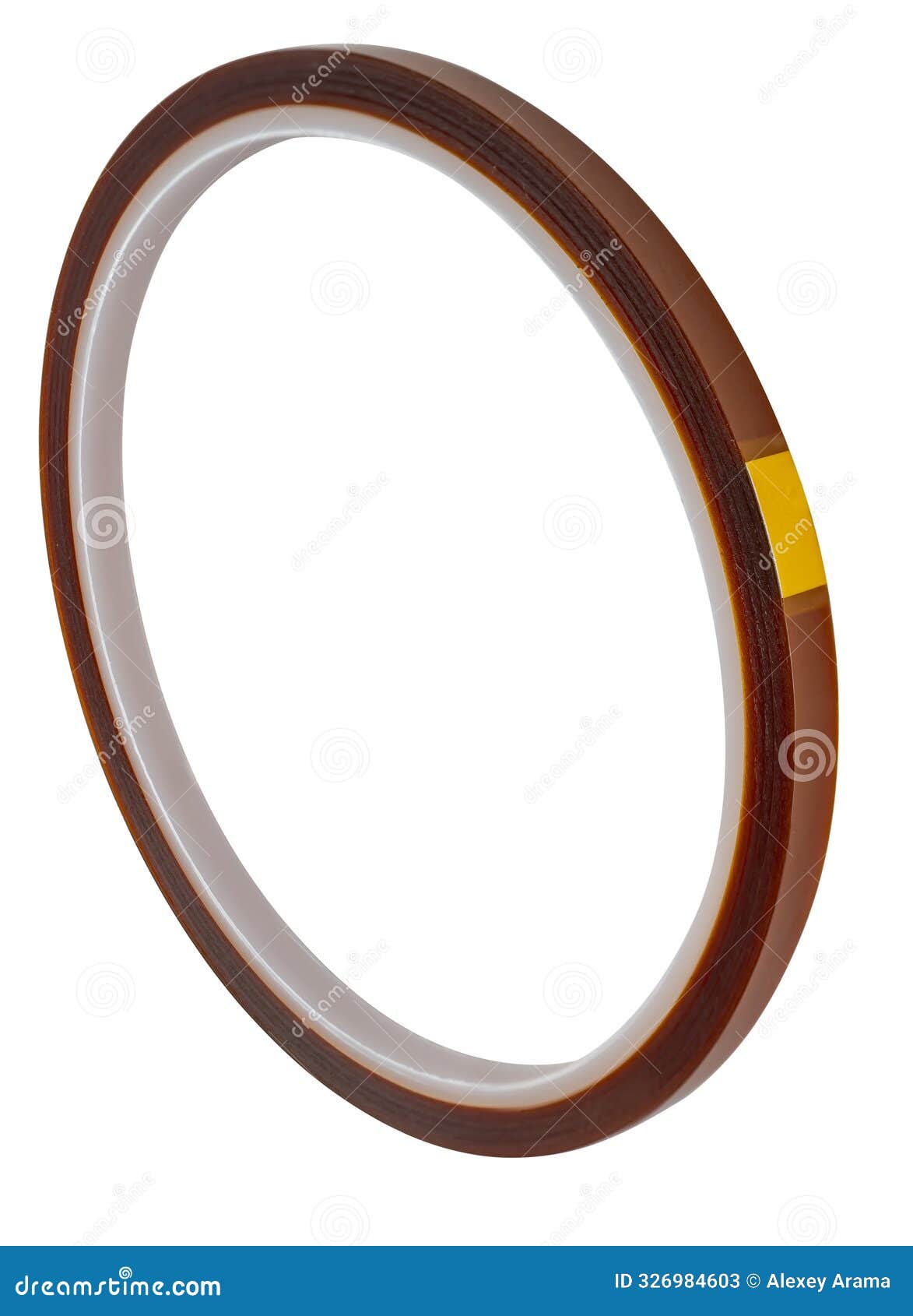 Adhesive Tape Wrapped in a Roll, Insulated on a White Background Stock ...