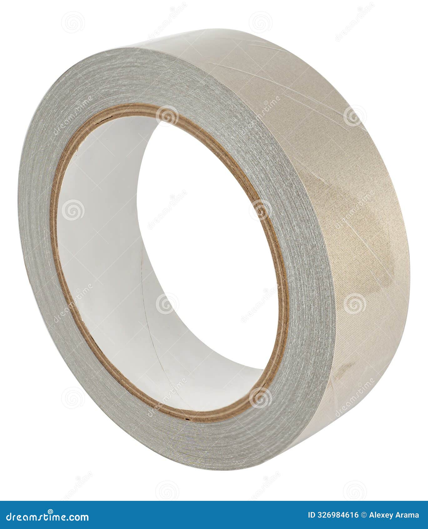 Adhesive Tape Wrapped in a Roll, Insulated on a White Background Stock ...