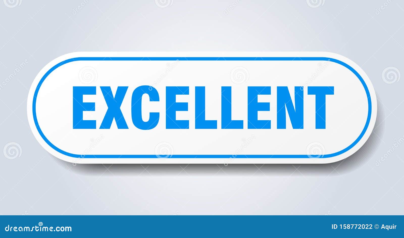 Adhesivo excelente ilustración del vector. Ilustración de vector ...