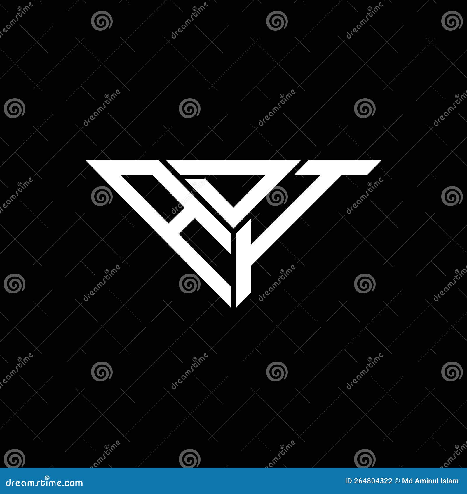 ADI Letter Logo Creative Design with Vector Graphic, Stock Illustration ...