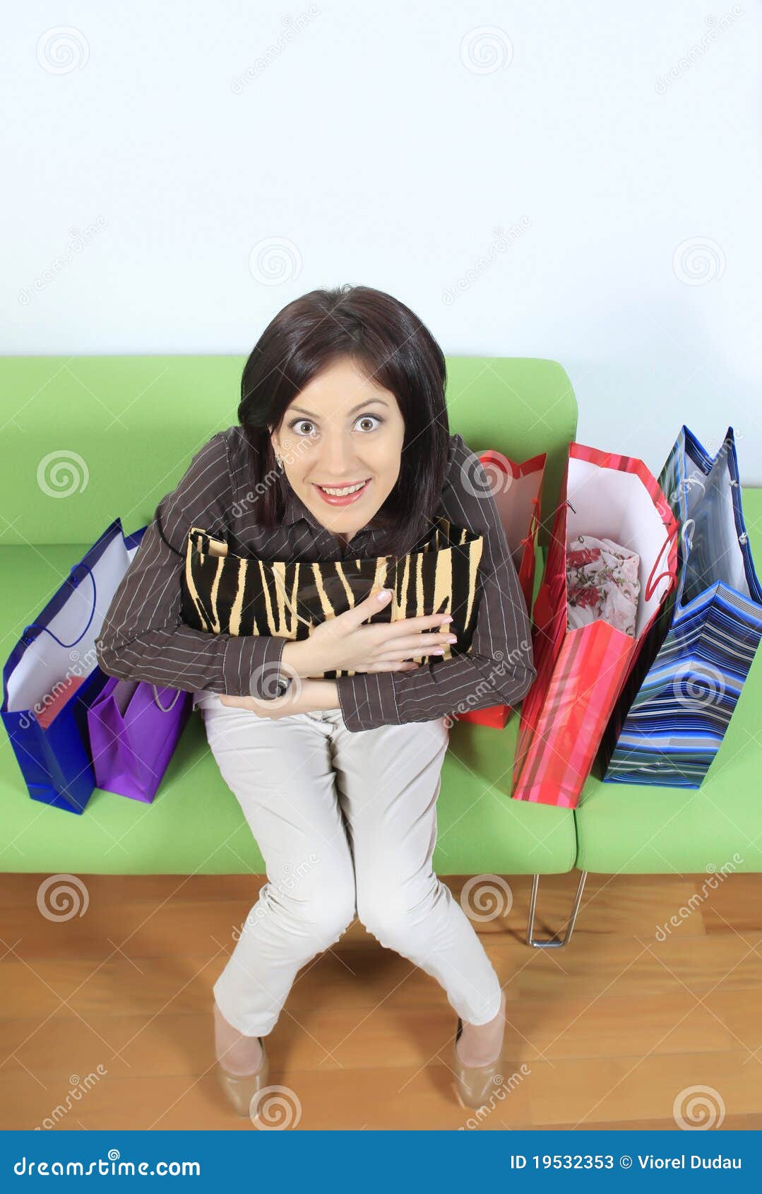 Adicto a las compras imagen de archivo. Imagen de cliente - 19532353