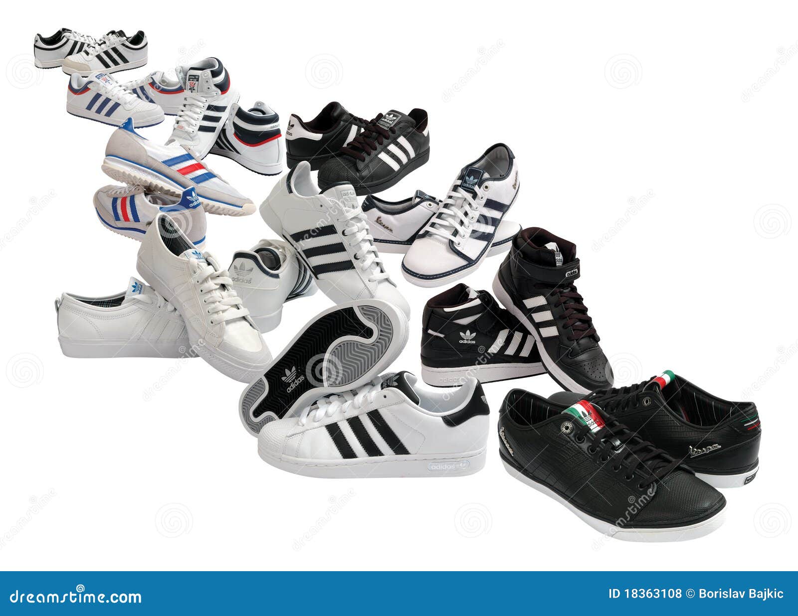 Adidas shoes editorial stock photo. Image of sports, sneaker - 18363108
