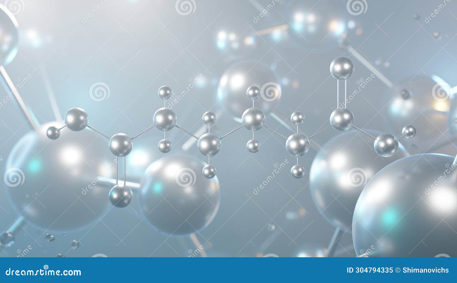 Adipic Acid Molecular Structure, 3d Model Molecule, Hexanedioic Acid ...