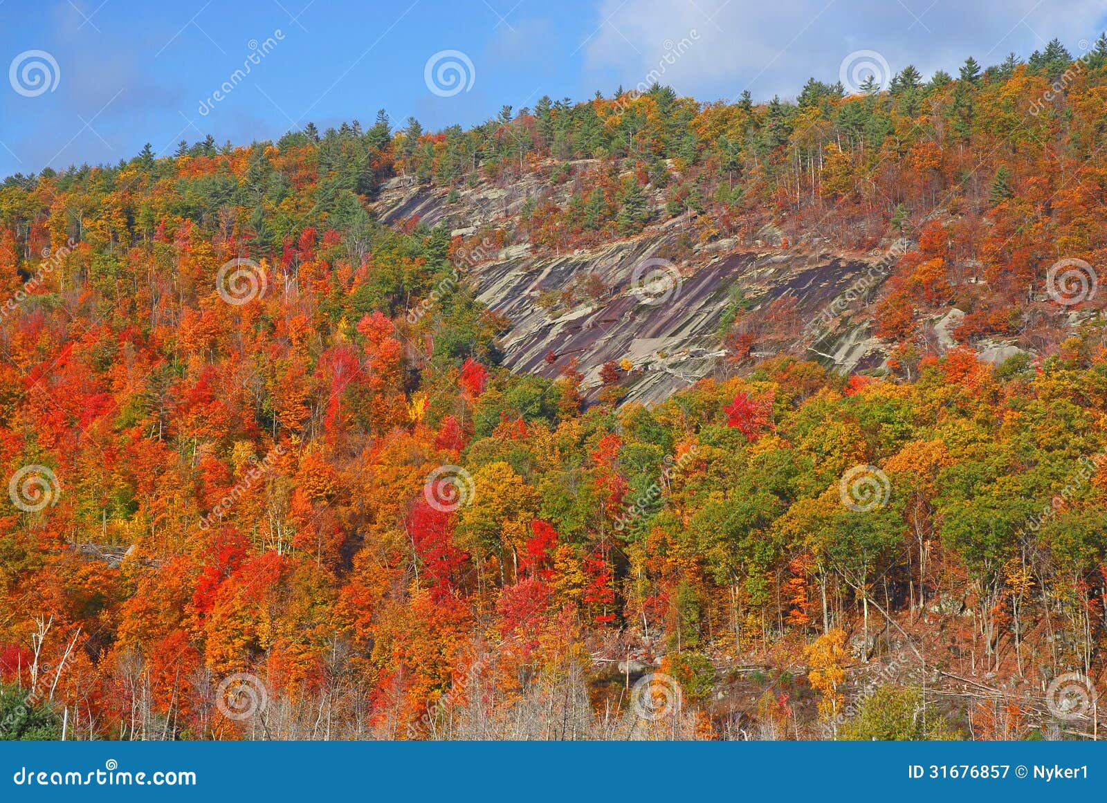 Adirondack Fall Foliage, Autumn, New York Stock Image - Image of ...
