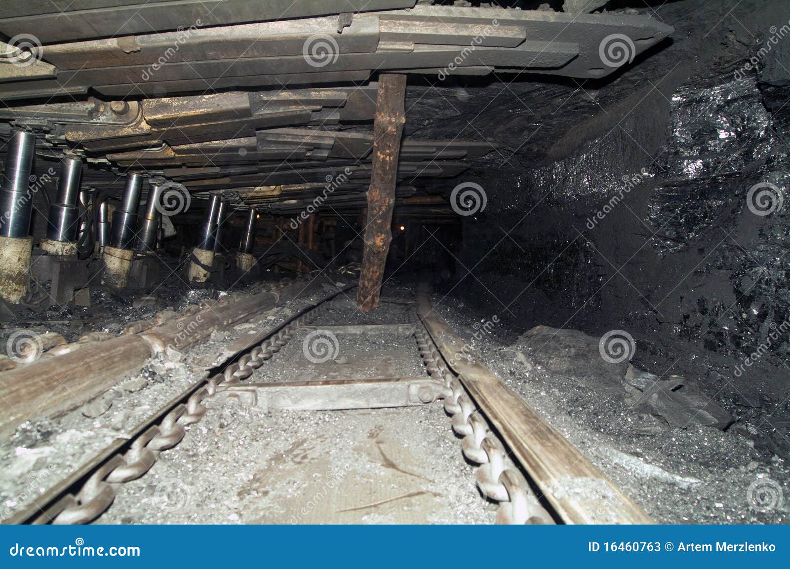 Adit in a mine stock image. Image of dangerous, energy - 16460763