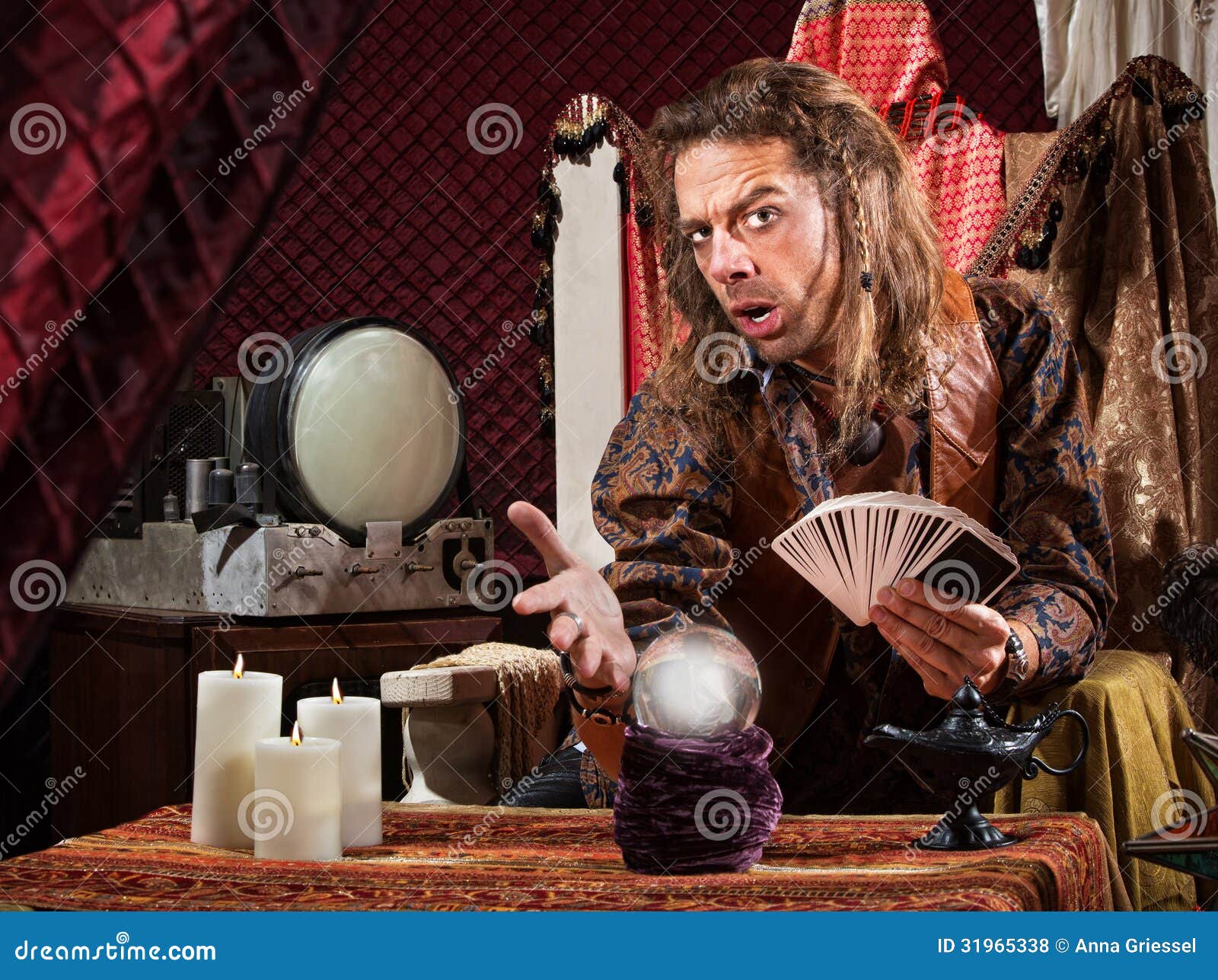 Adivino de tentación foto de archivo. Imagen de serio - 31965338