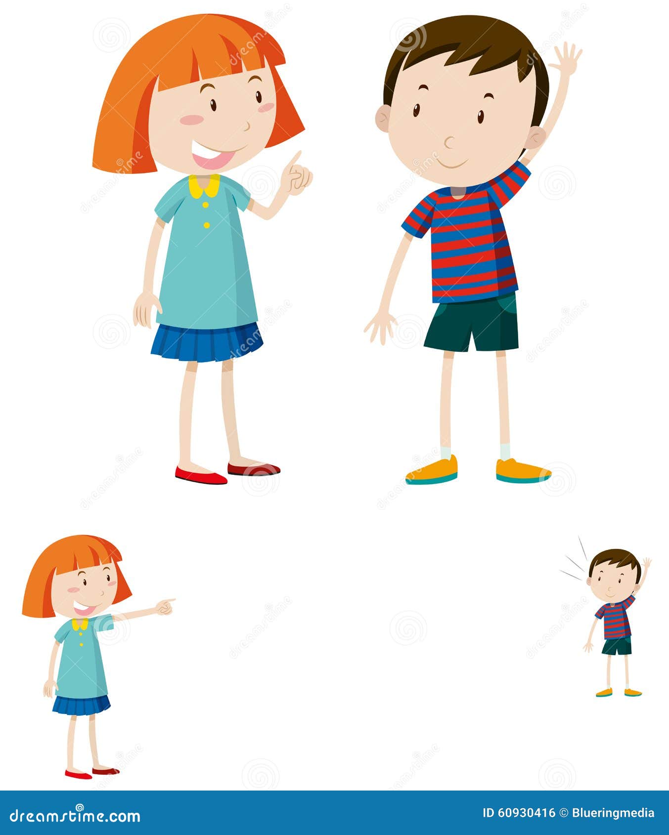 Adjectifs Opposés Près Et Loin Illustration Stock - Illustration du ...