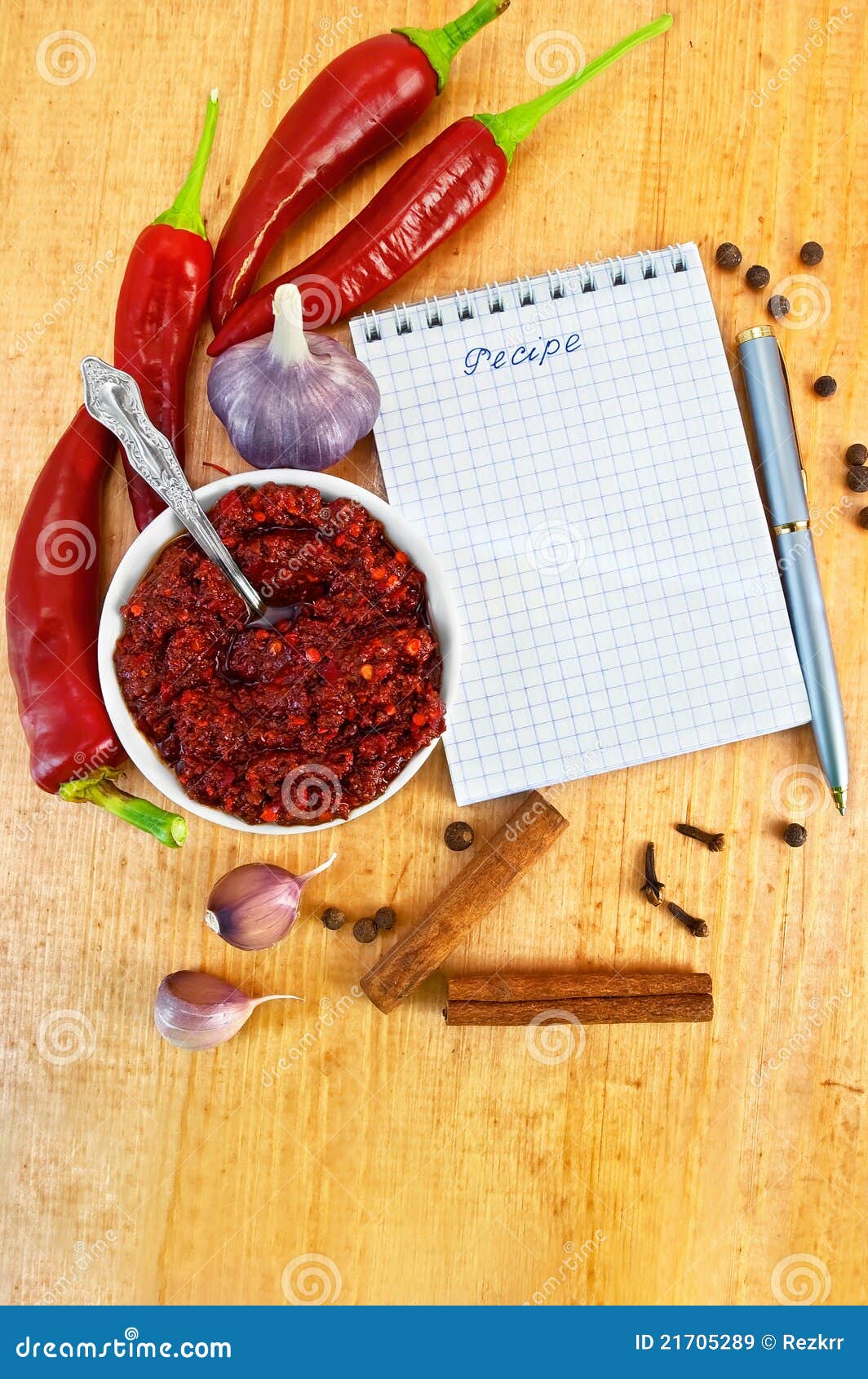 Adjika with fresh peppers stock image. Image of metal - 21705289