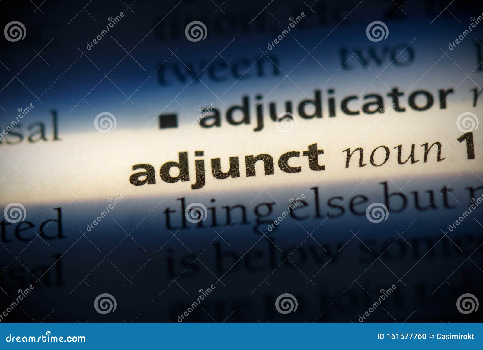 Adjunct stock photo. Image of highlight, minimal, highlighted - 161577760