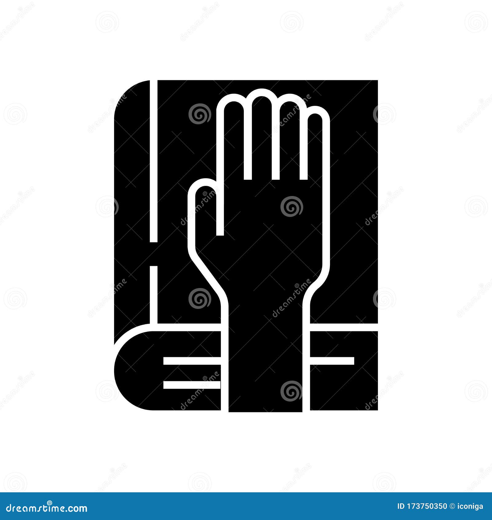 Adjuration Black Icon, Concept Illustration, Vector Flat Symbol, Glyph ...