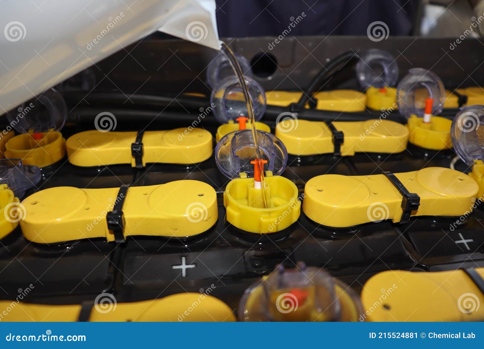 Battery Of Water Tanks In Reservoir Stock Photography | CartoonDealer ...