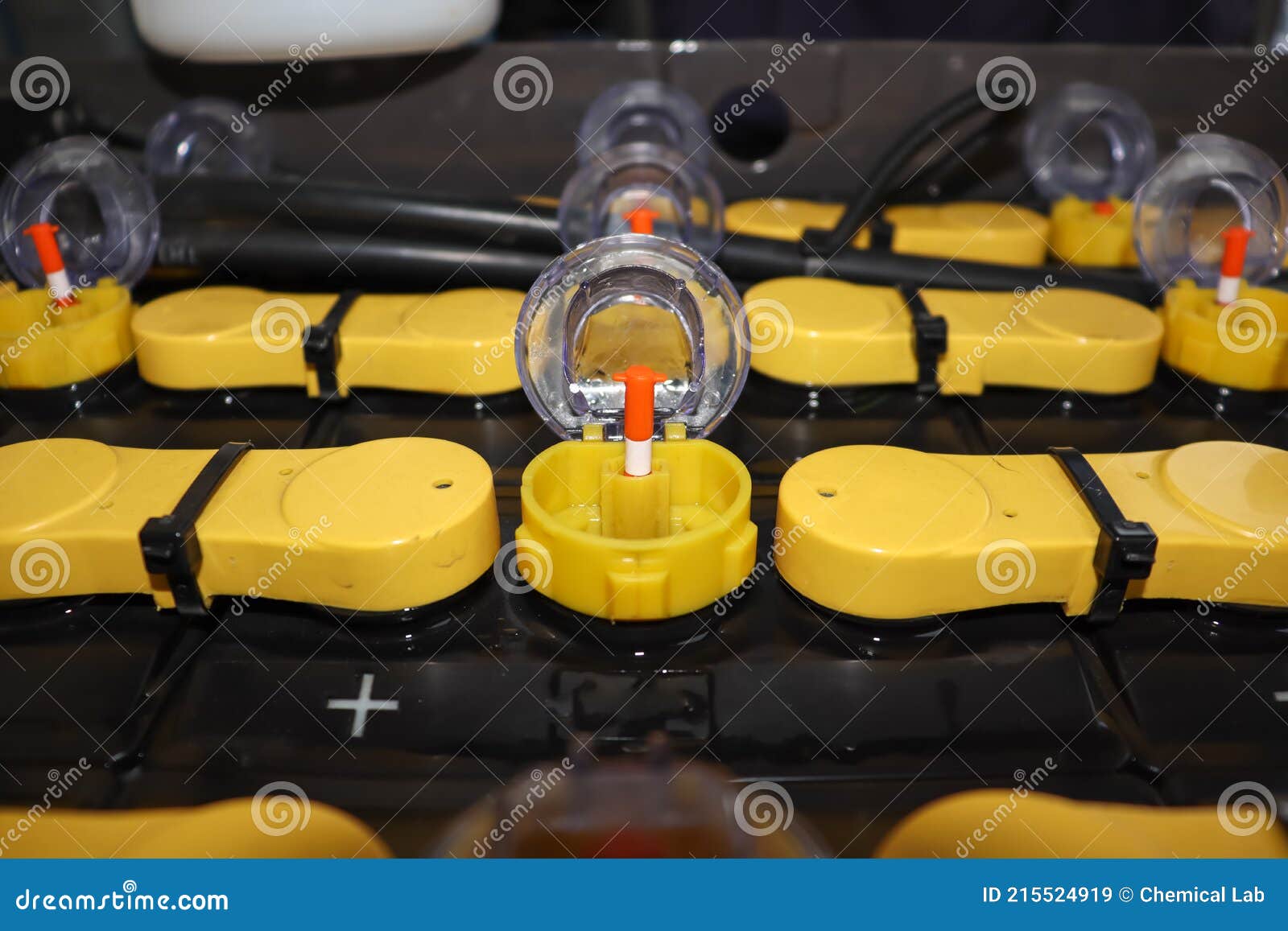 Battery Of Water Tanks In Reservoir Stock Photography | CartoonDealer ...
