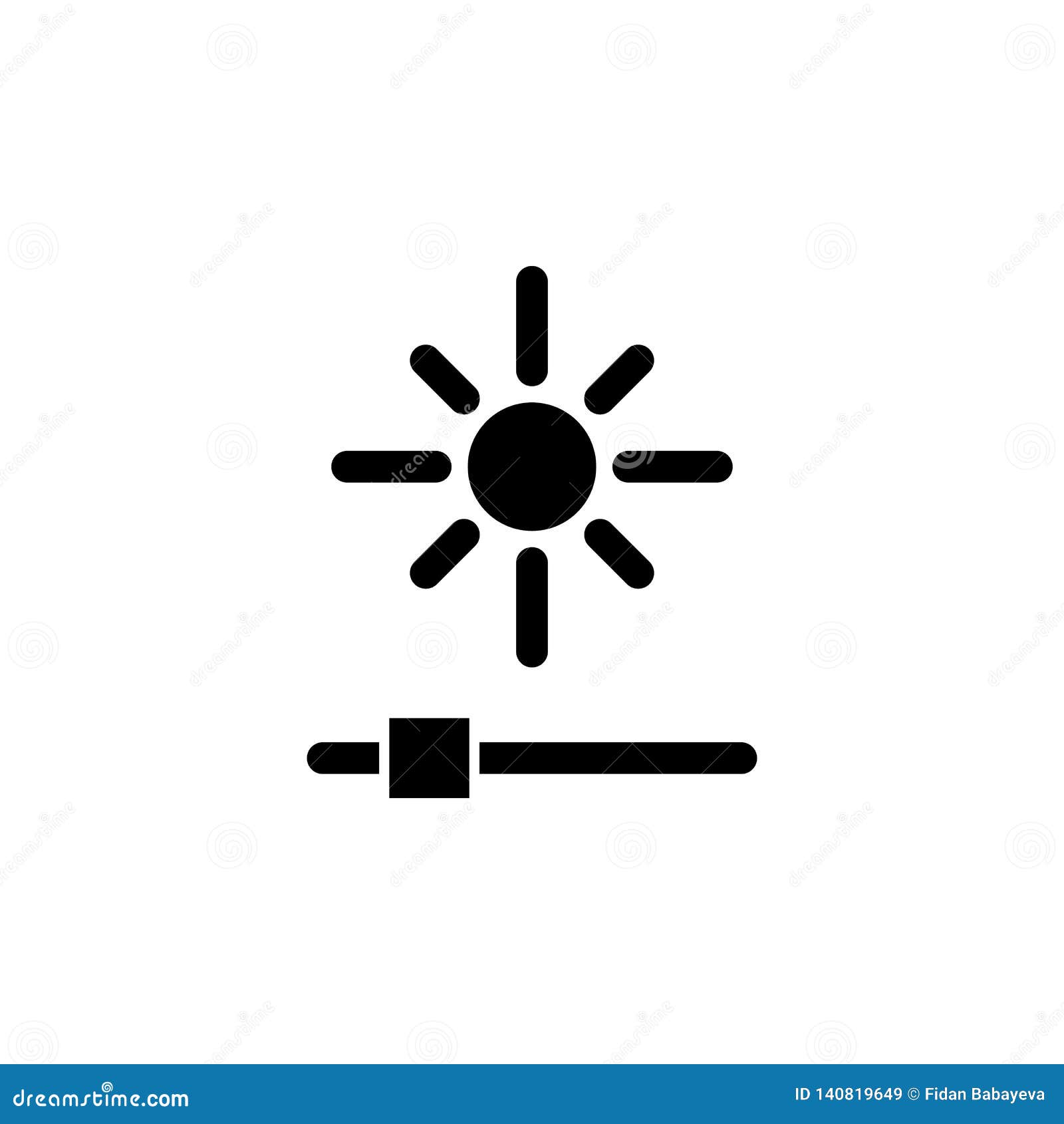 Adjust Brightness Settings Outline Icon. Signs And Symbols Can Be Used ... Adjust Brightness Settings Outline Icon. Signs And Symbols Can Be Used ...