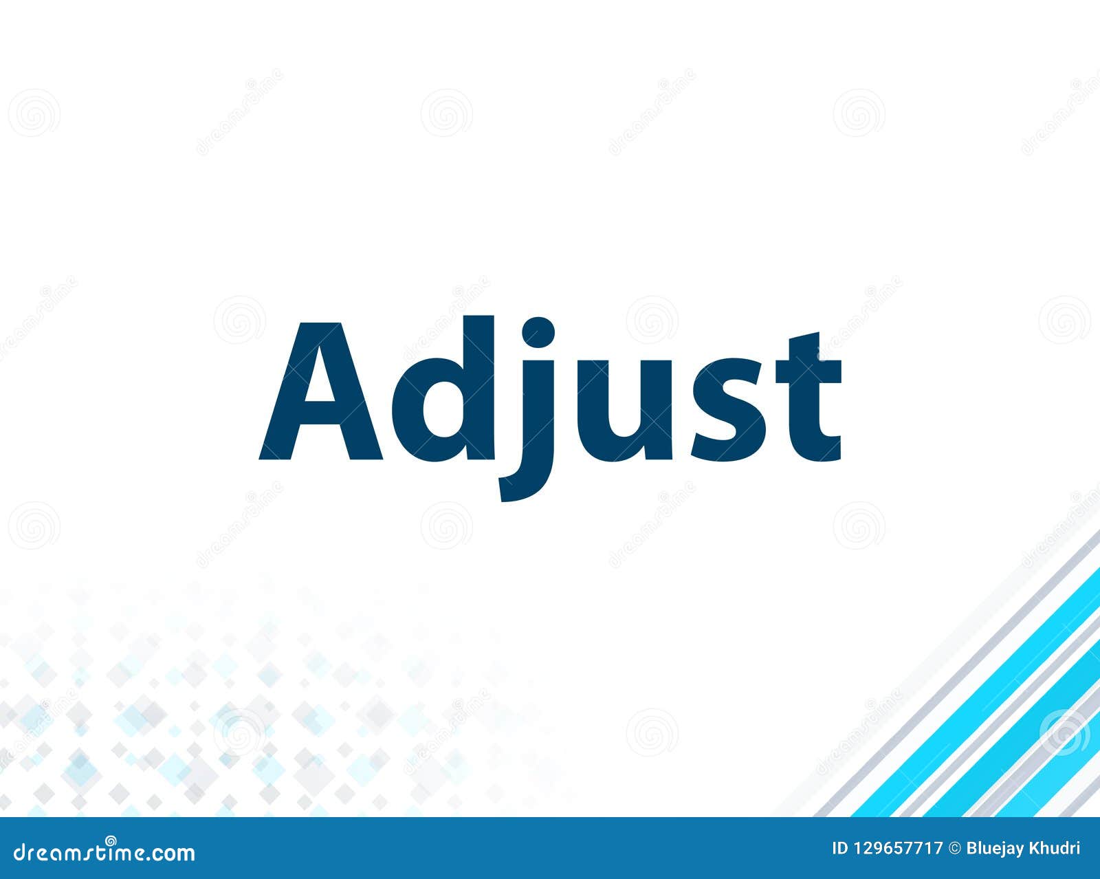 Adjust Modern Flat Design Blue Abstract Background Stock Illustration ...