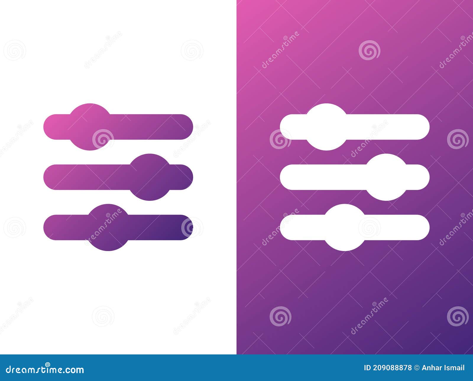 Adjust Logo Design stock vector. Illustration of configuration - 209088878