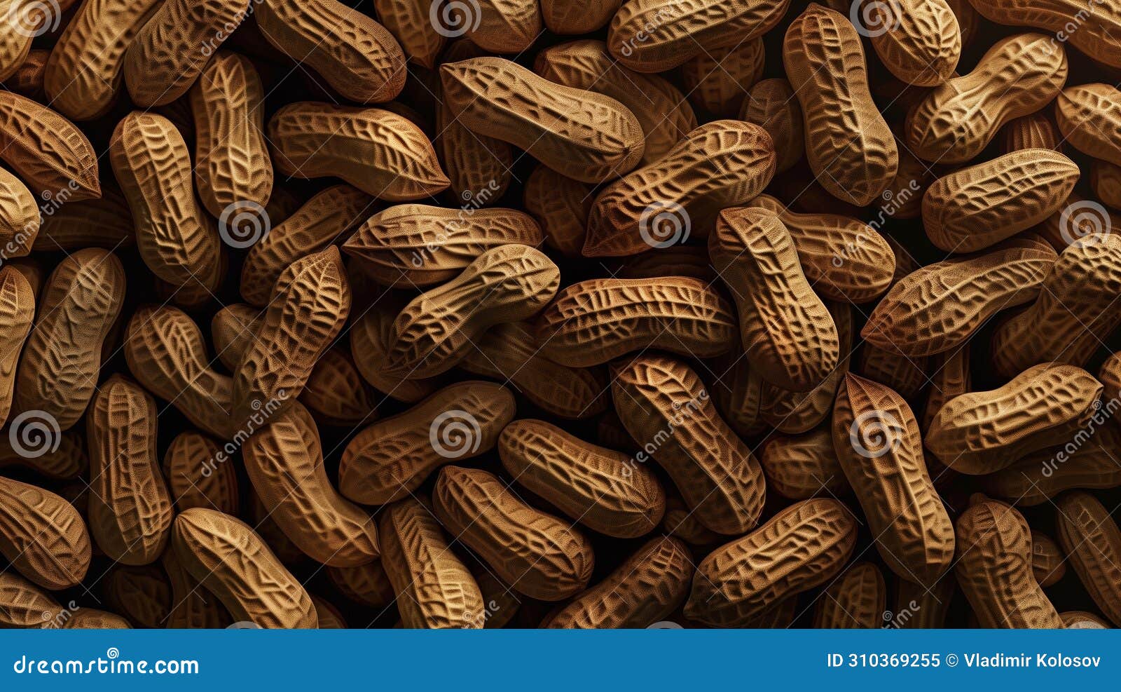 Adjust For Overcrowding In The Peanut Pattern. Stock Image ...
