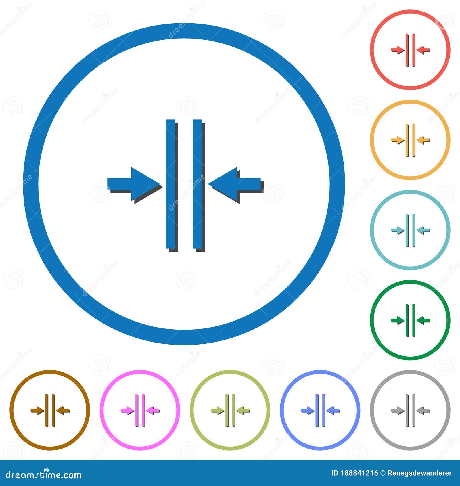 Adjust Text Column Gutter Wooden Buttons Cartoon Vector | CartoonDealer ...