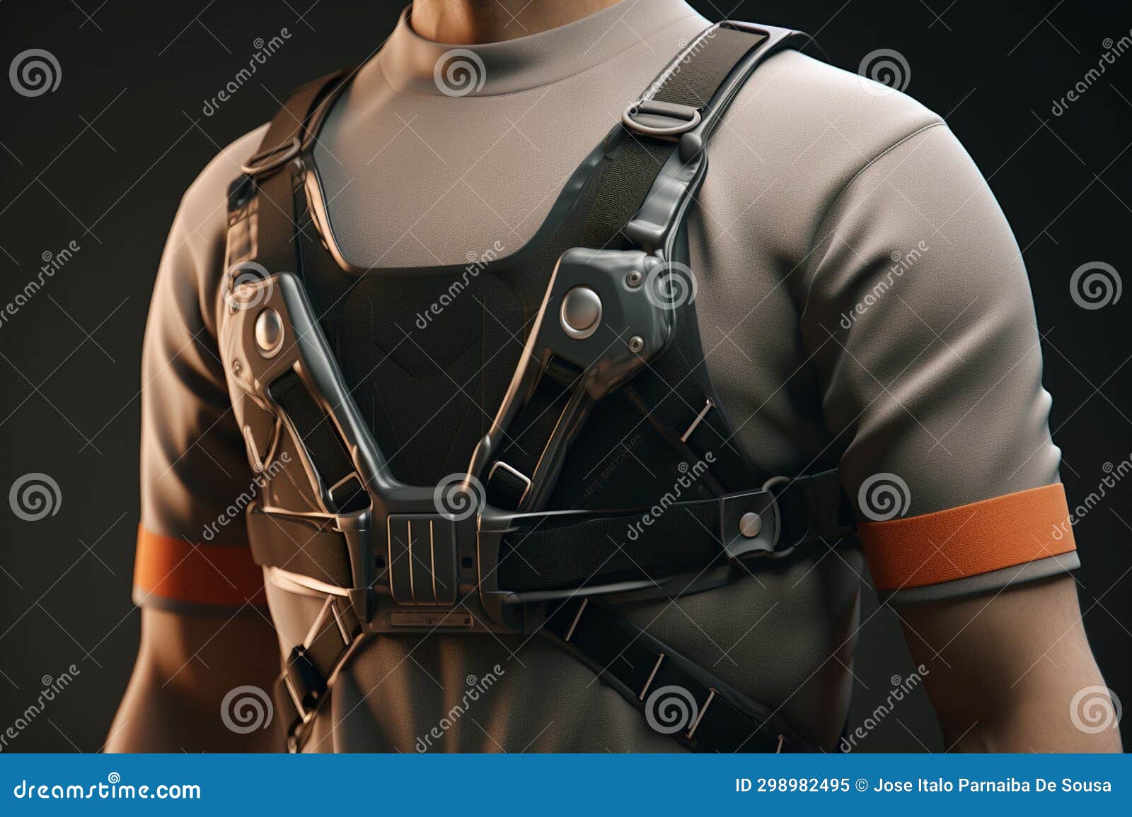 Adjustable Back Support Belts To Reduce Strain Dur Stock Illustration ...