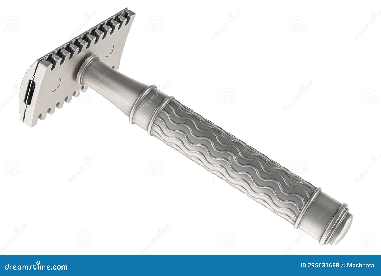 Adjustable Double Edge Safety Razor, 3D Rendering Stock Illustration ...
