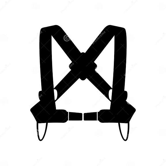 Adjustable Elastic Chest Strap Stock Vector - Illustration of vector ...