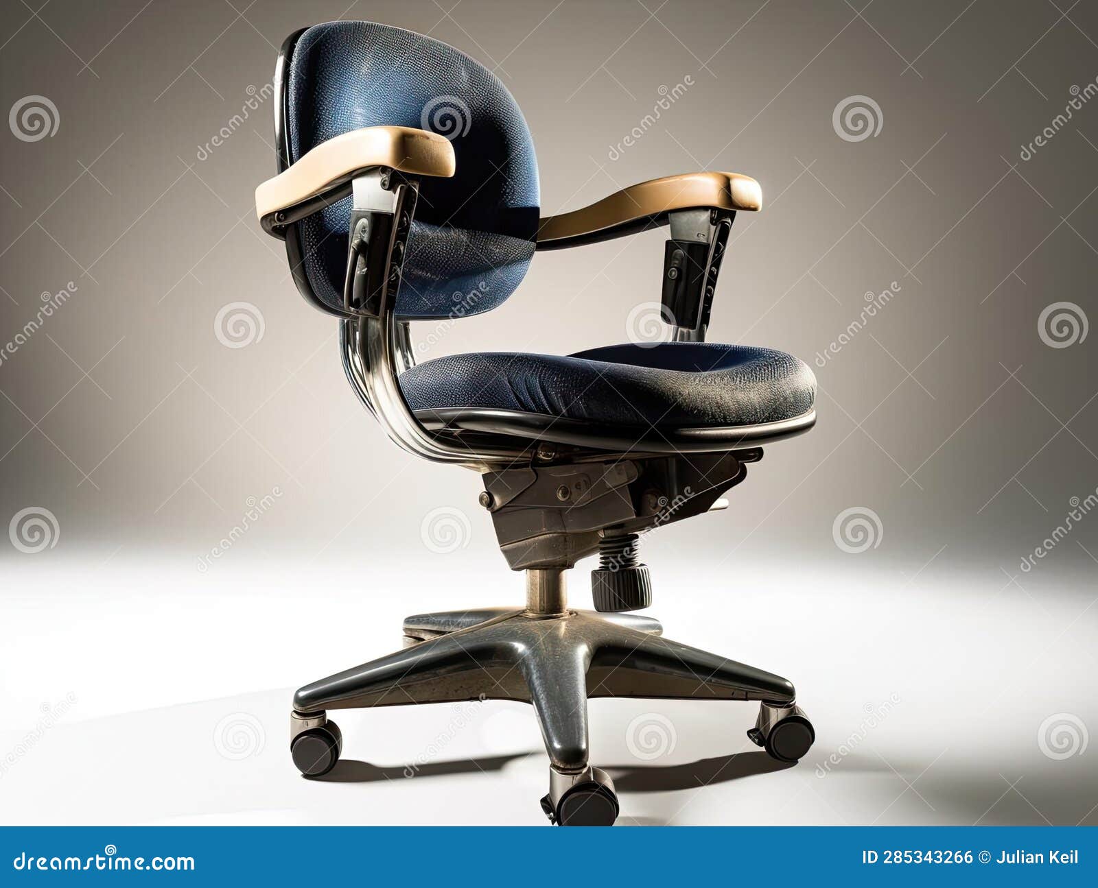 Adjustable Ergonomic Office Chair with Camera Settings Stock ...