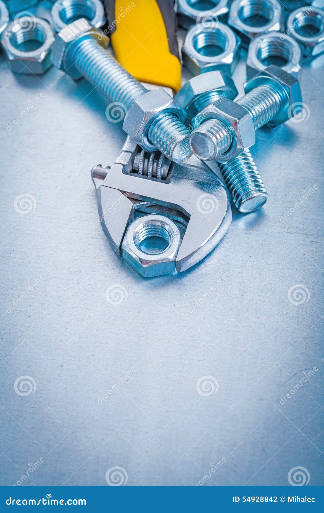 Adjustable Key Metal Bolt Details and Nuts Stock Photo - Image of ...