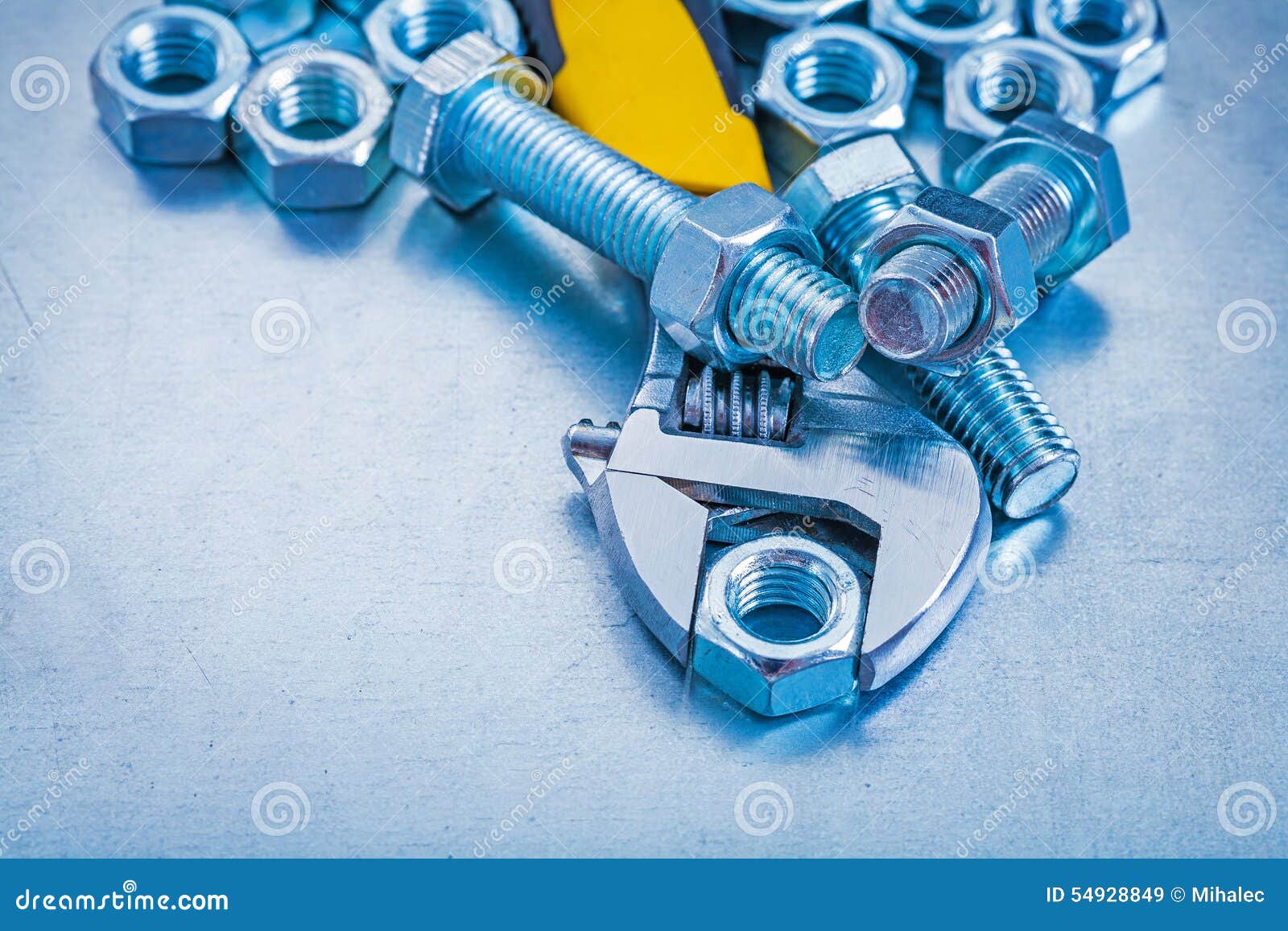 Adjustable Key Threaded Bolt Details and Stock Image - Image of ...