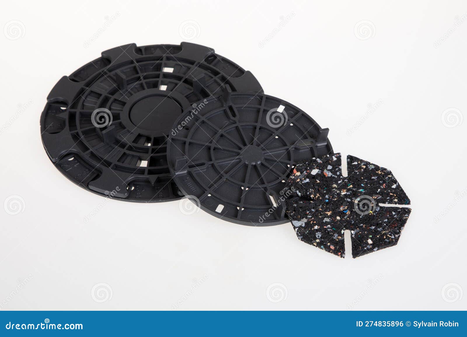 Adjustable Plastic Studs Support Pedestals Swap Paving Slab Tiles Stock ...