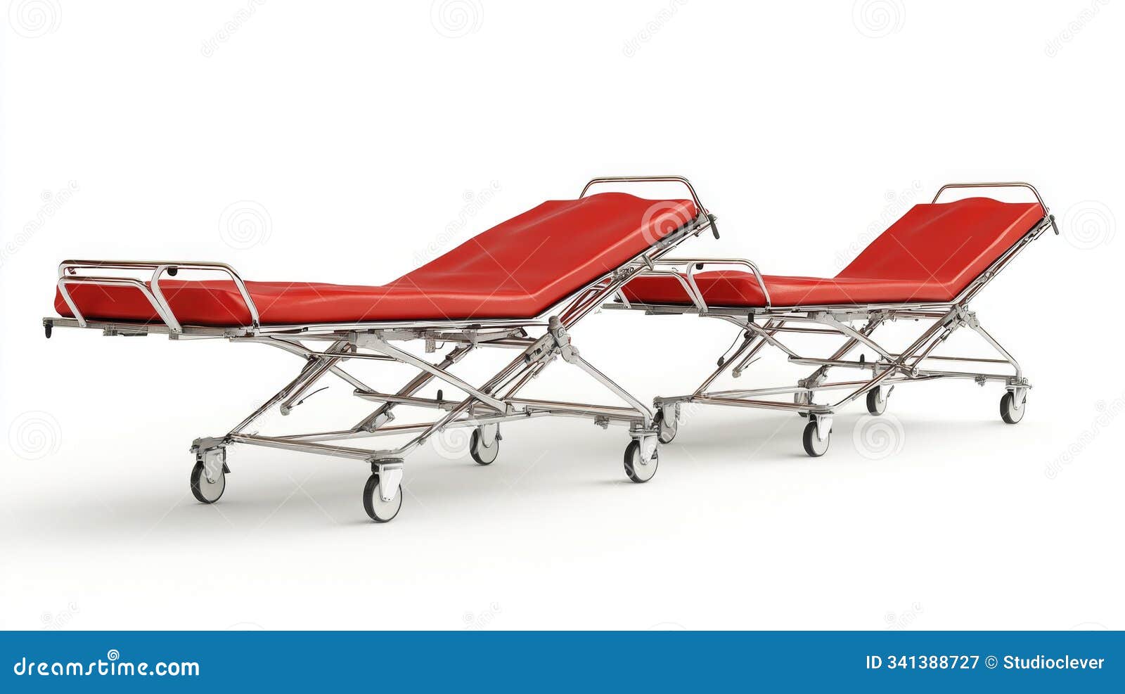 Medical Stretchers Color Icon. Isolated Vector Illustration On White ...