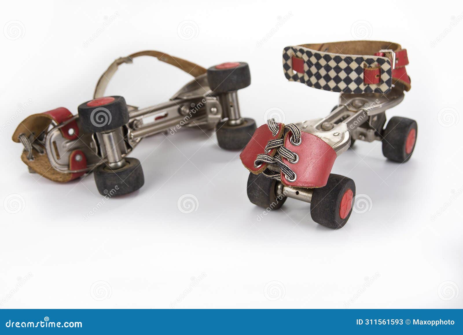 Adjustable Retro Roller Skate from 80 S Stock Image - Image of sport ...
