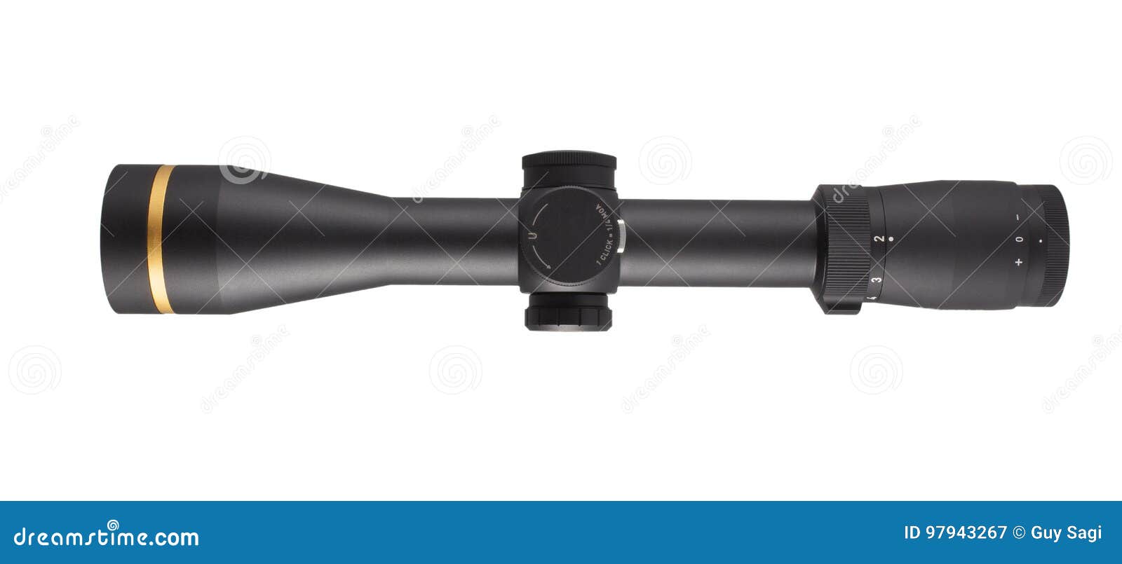 Adjustable rifle scope stock image. Image of riflescope - 97943267