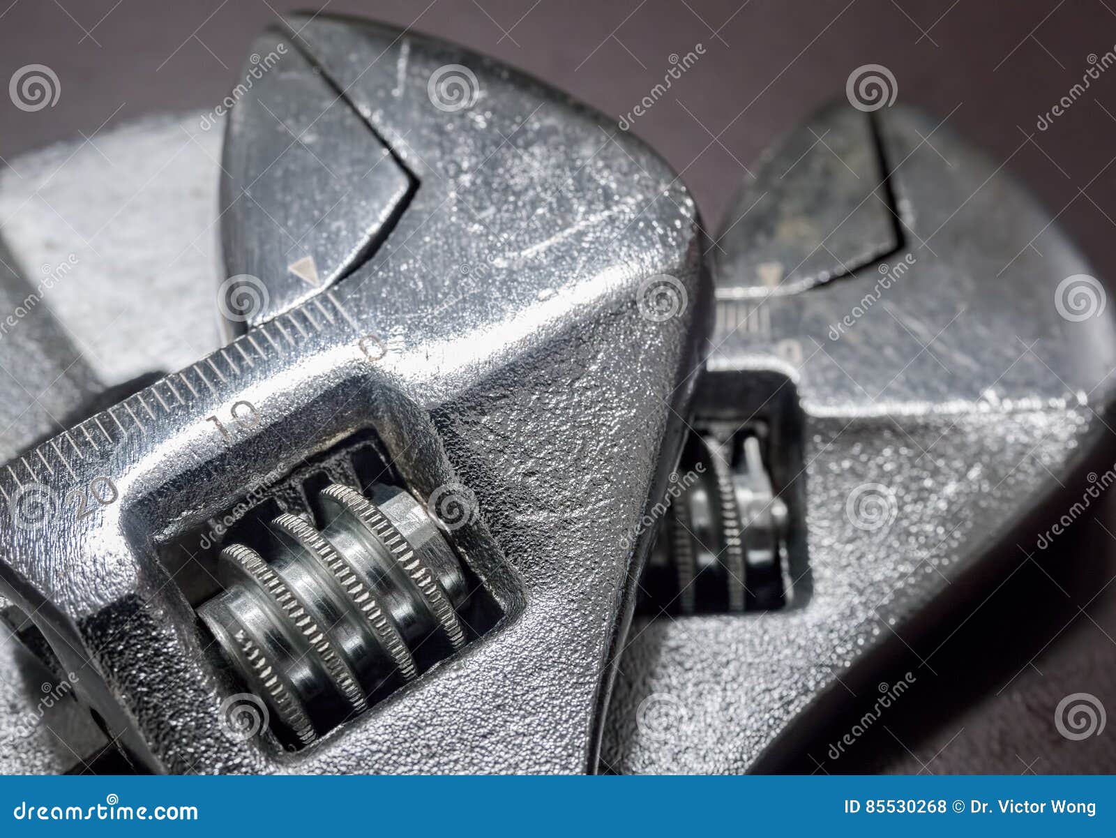 Adjustable Spanners or Shifters Stock Photo - Image of industrial, work ...