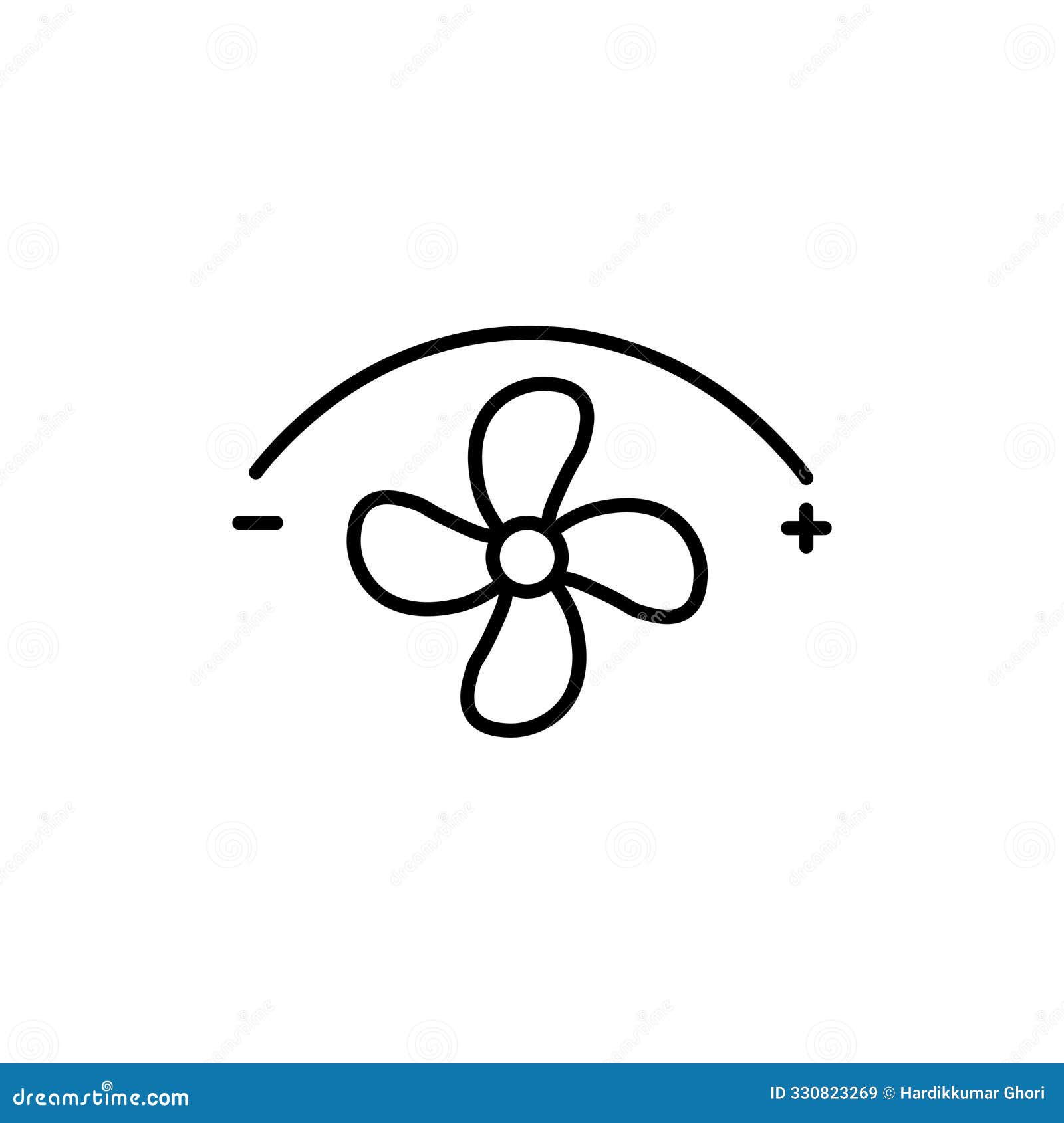 Adjustable speed icon stock illustration. Illustration of isolated ...