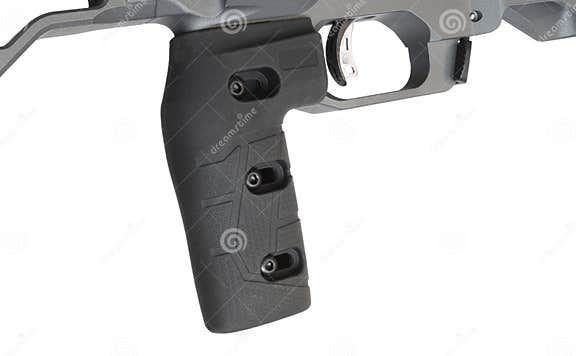 Adjustable Pistol Grip and Trigger on a Rifle Stock Image - Image of ...