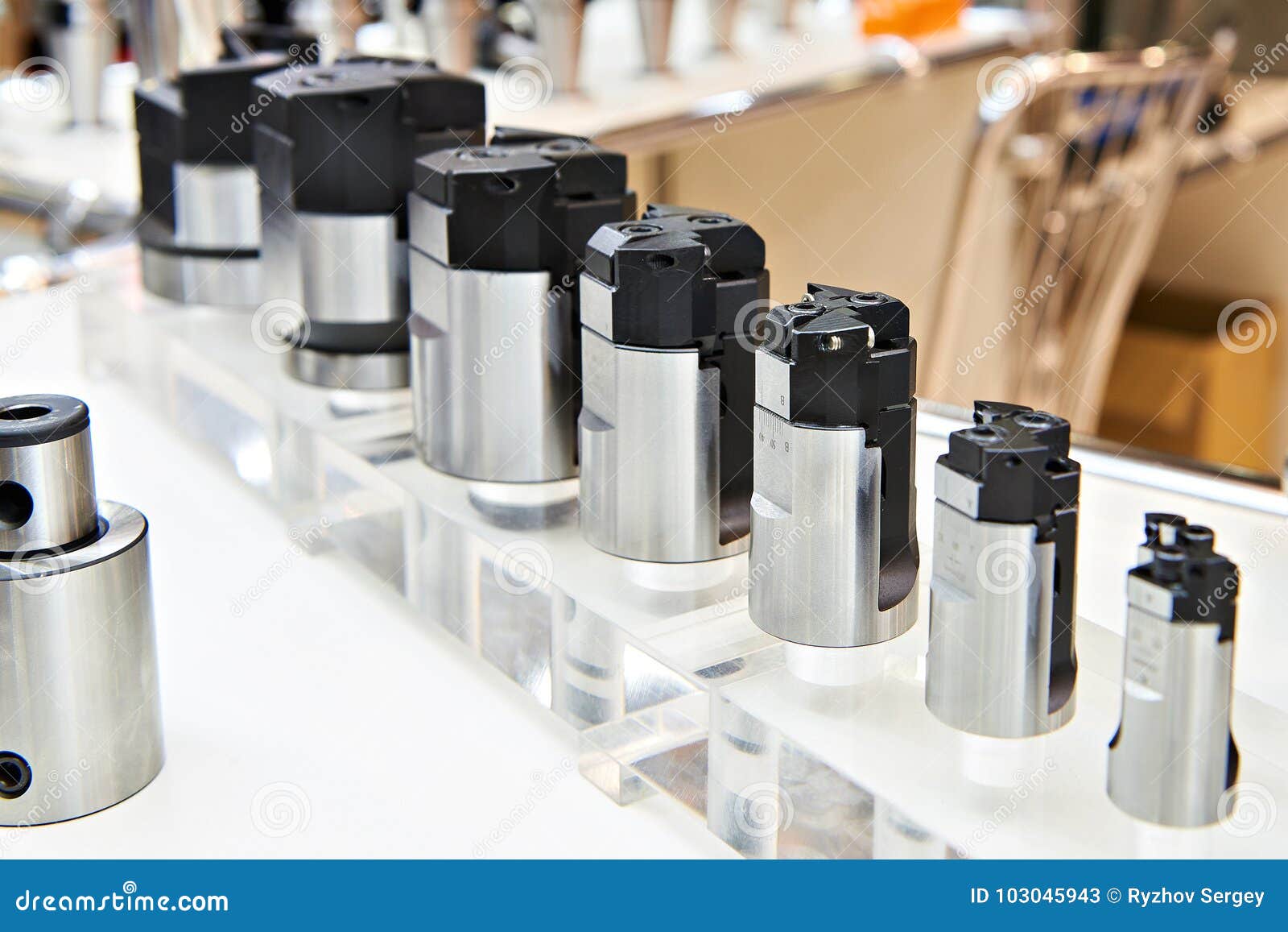 Adjustable Two Cutters Rough Boring Head Stock Image - Image of ...