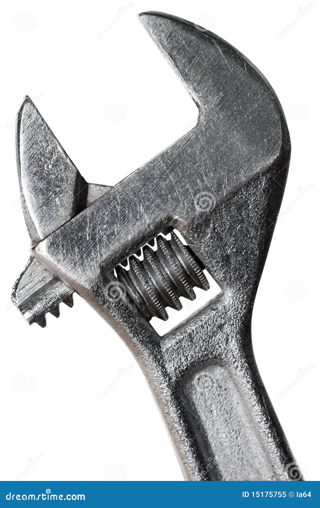 Adjustable wrench tool stock image. Image of improvement - 15175755